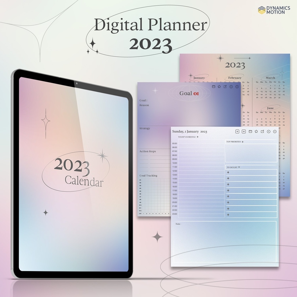 Radial Gradient Planner - Notify by Google Calendar | DynamicsMotion